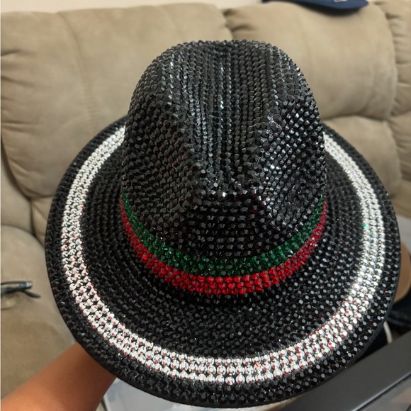 Accessories | New Full Rhinestone Fedora | Poshmark